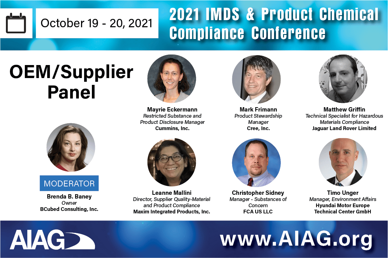 2021 IMDS & Product Chemical Compliance Conference